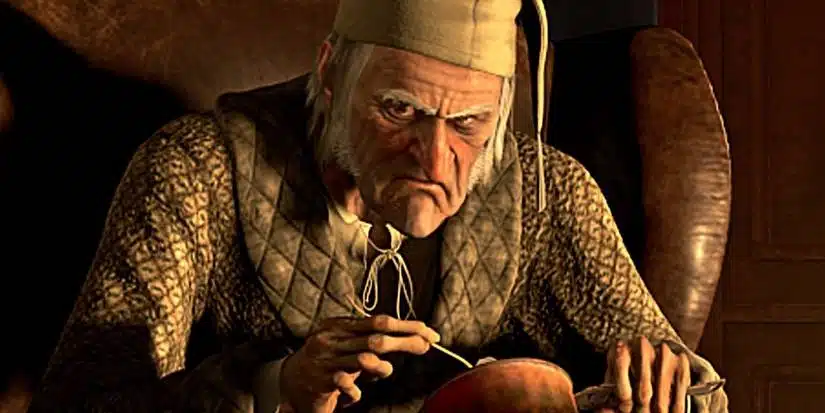 Johnny Depp surge irreconhecível como Scrooge no set de “Ebenezer: A ...